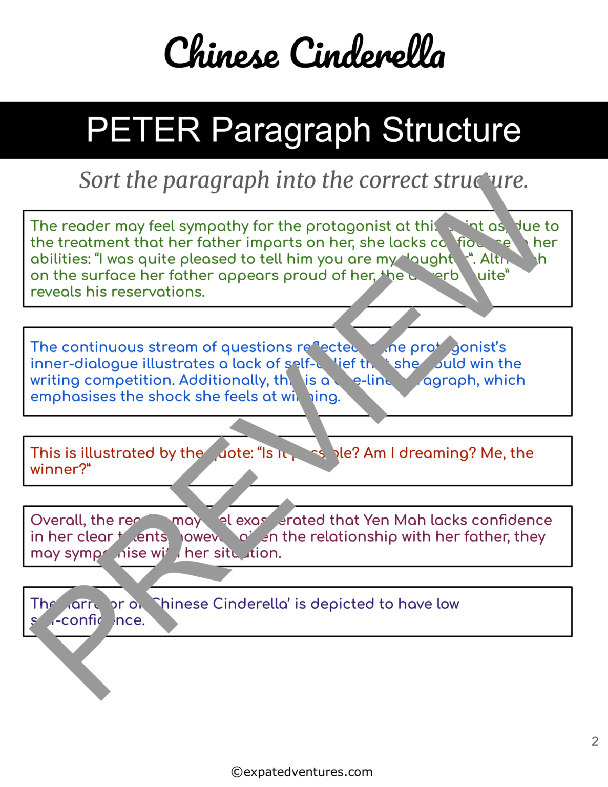 Chinese Cinderella GCSE Scheme of Work - Expat Edventures