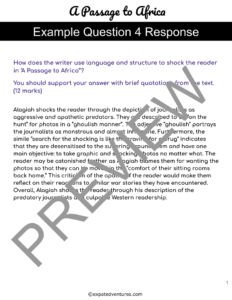 A Passage to Africa GCSE & IGCSE Activities and Resources - Expat ...