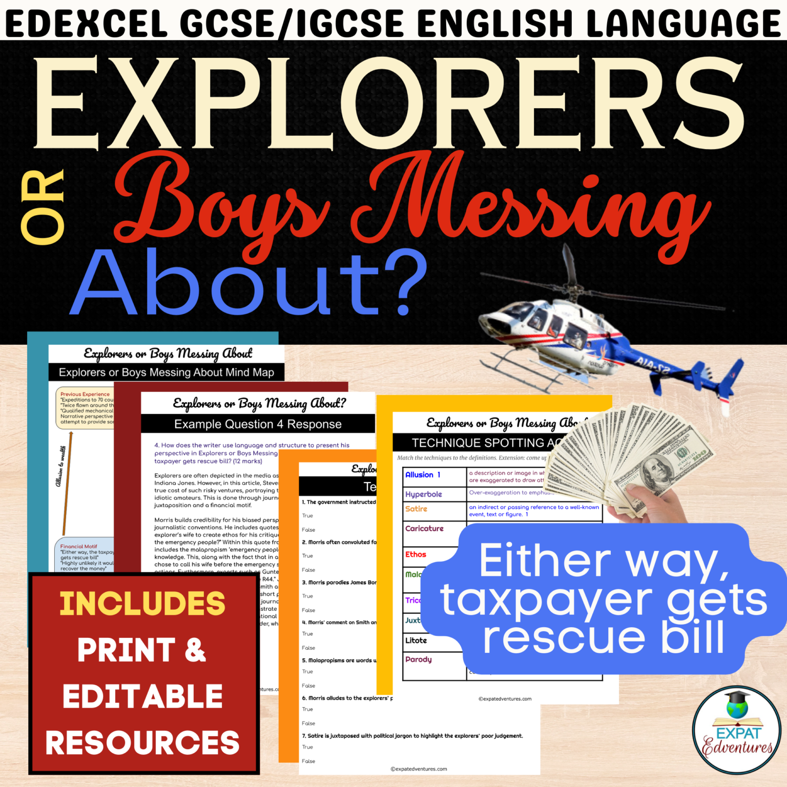 Explorers or Boys Messing About Resources - Expat Edventures