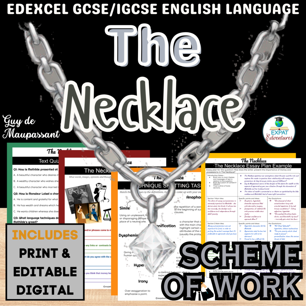 The Necklace IGCSE resources - Expat Edventures